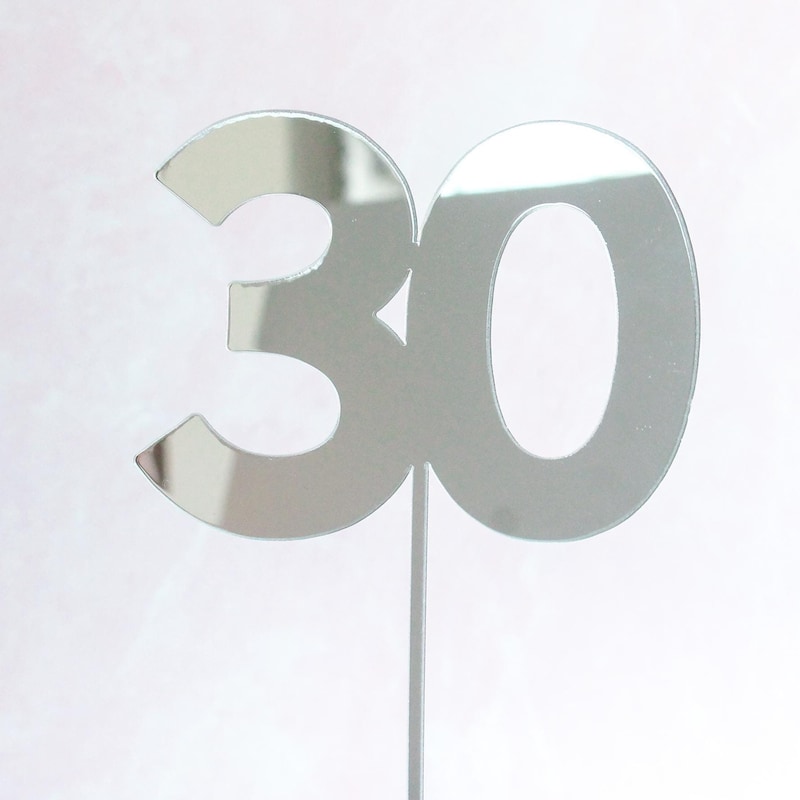 Number Cake Topper - Etsy