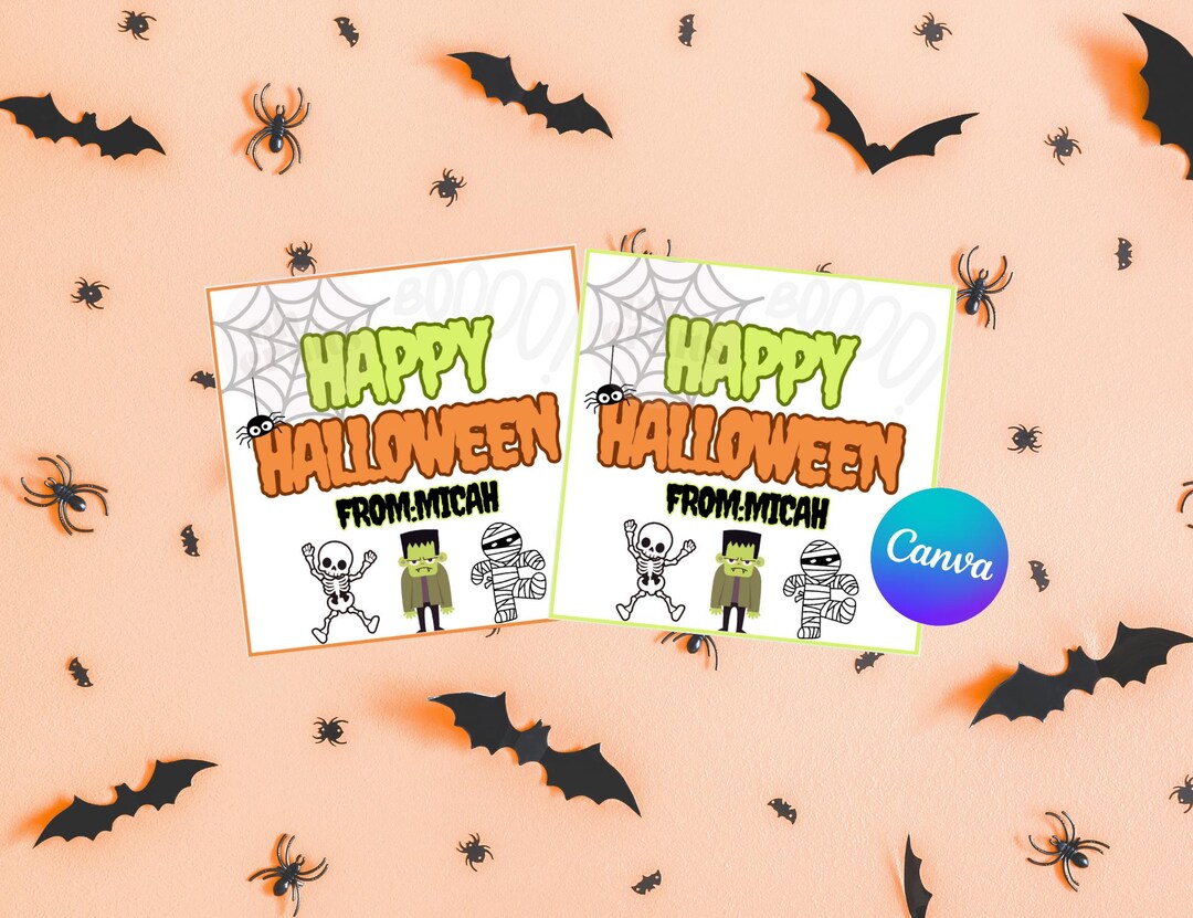 Editable Halloween Tags | Printable Halloween Tags | Printable ...