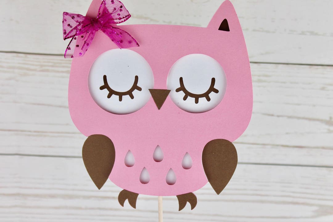 Owl Cake Topper Baby Shower Cake Topper Smash Cake Topper Owl Baby ...