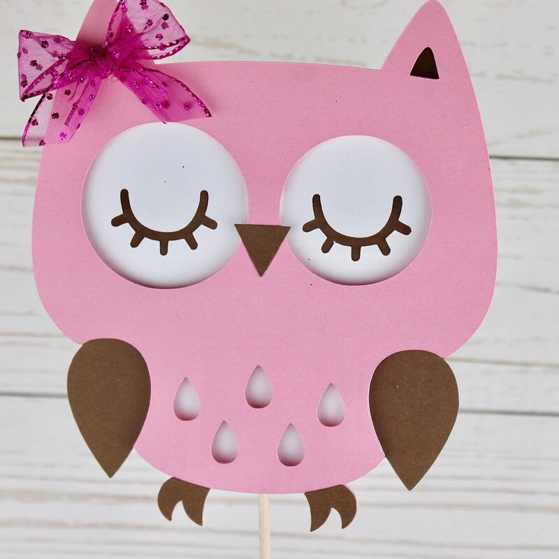 Owl Cake Topper - Etsy