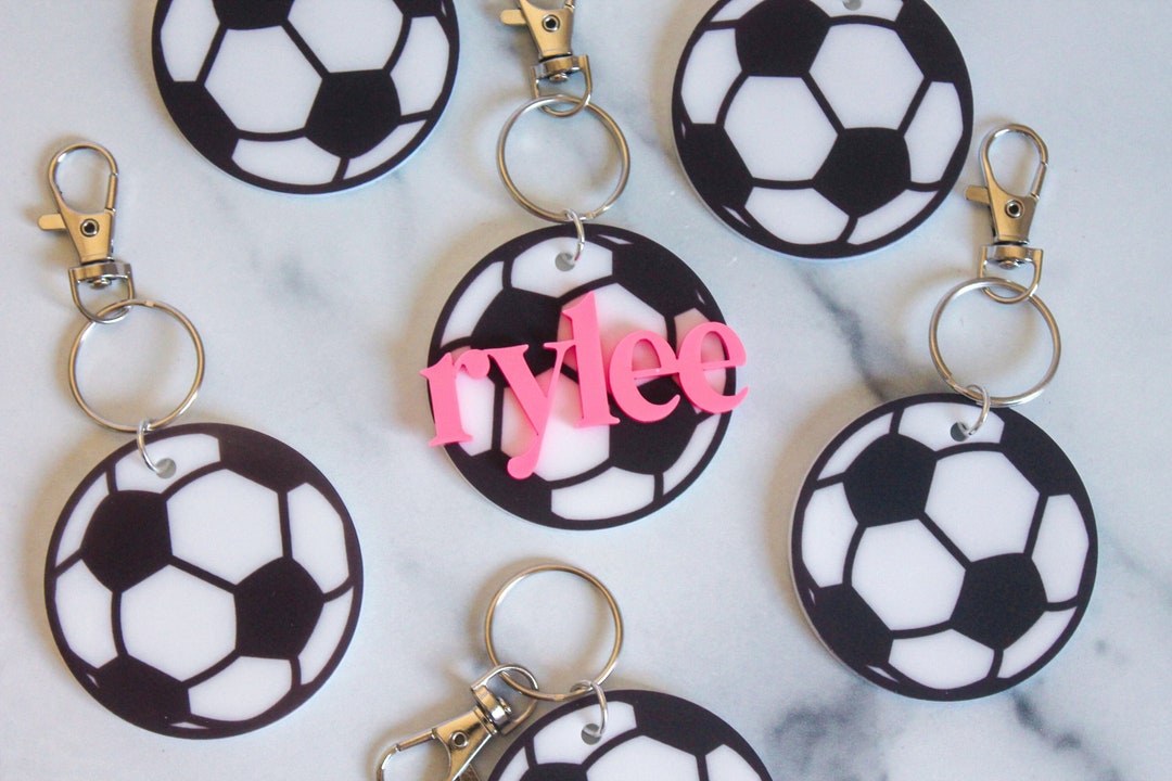 Personalized Soccer Keychain | Backpack Tags | Soccer Keychain ...
