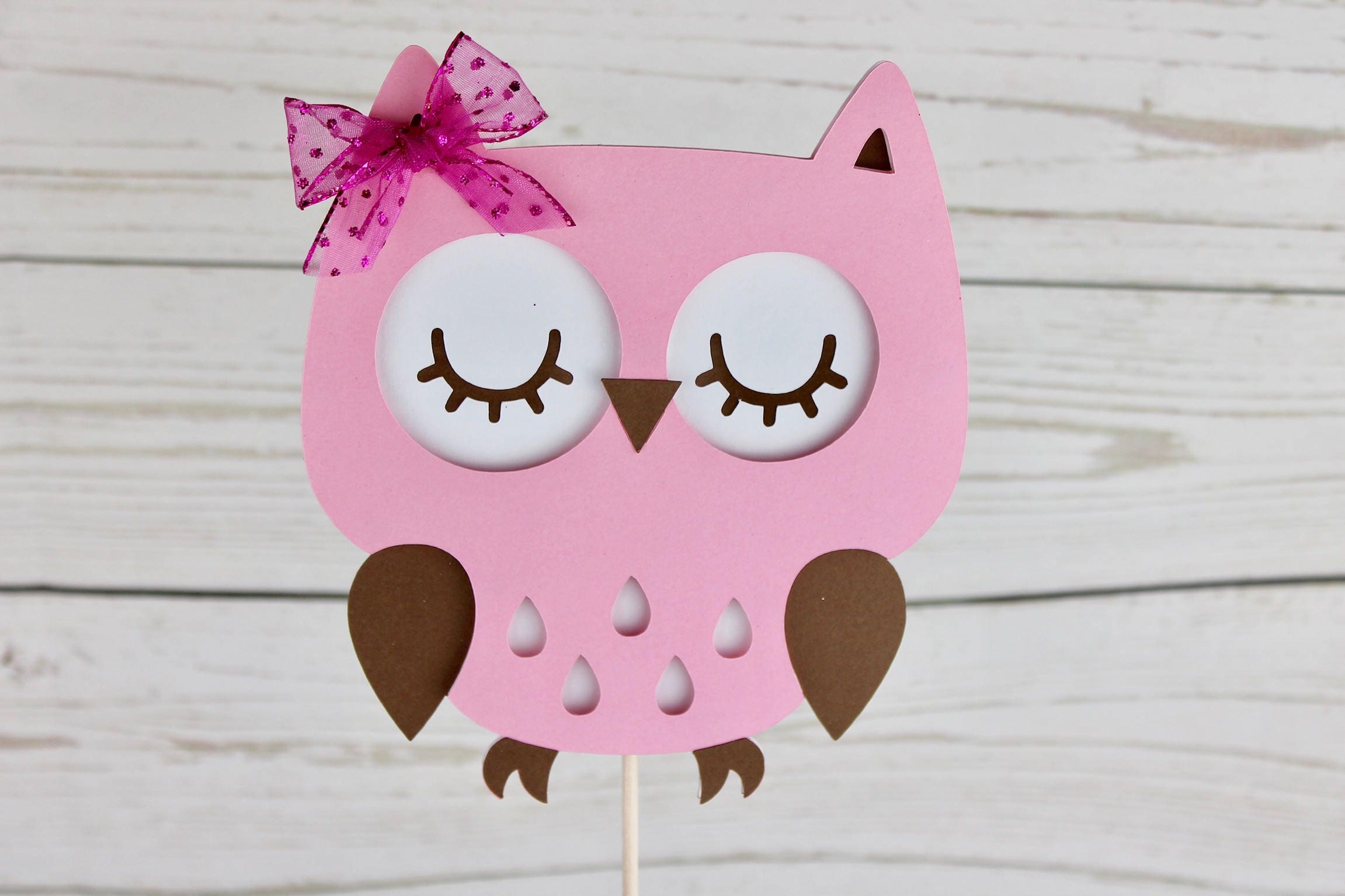 Owl Cake Topper Baby Shower Cake Topper Smash Cake Topper | Etsy