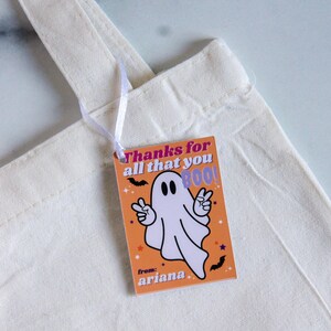 Editable Halloween Favor Tags You've Been Booed Tags Printable ...