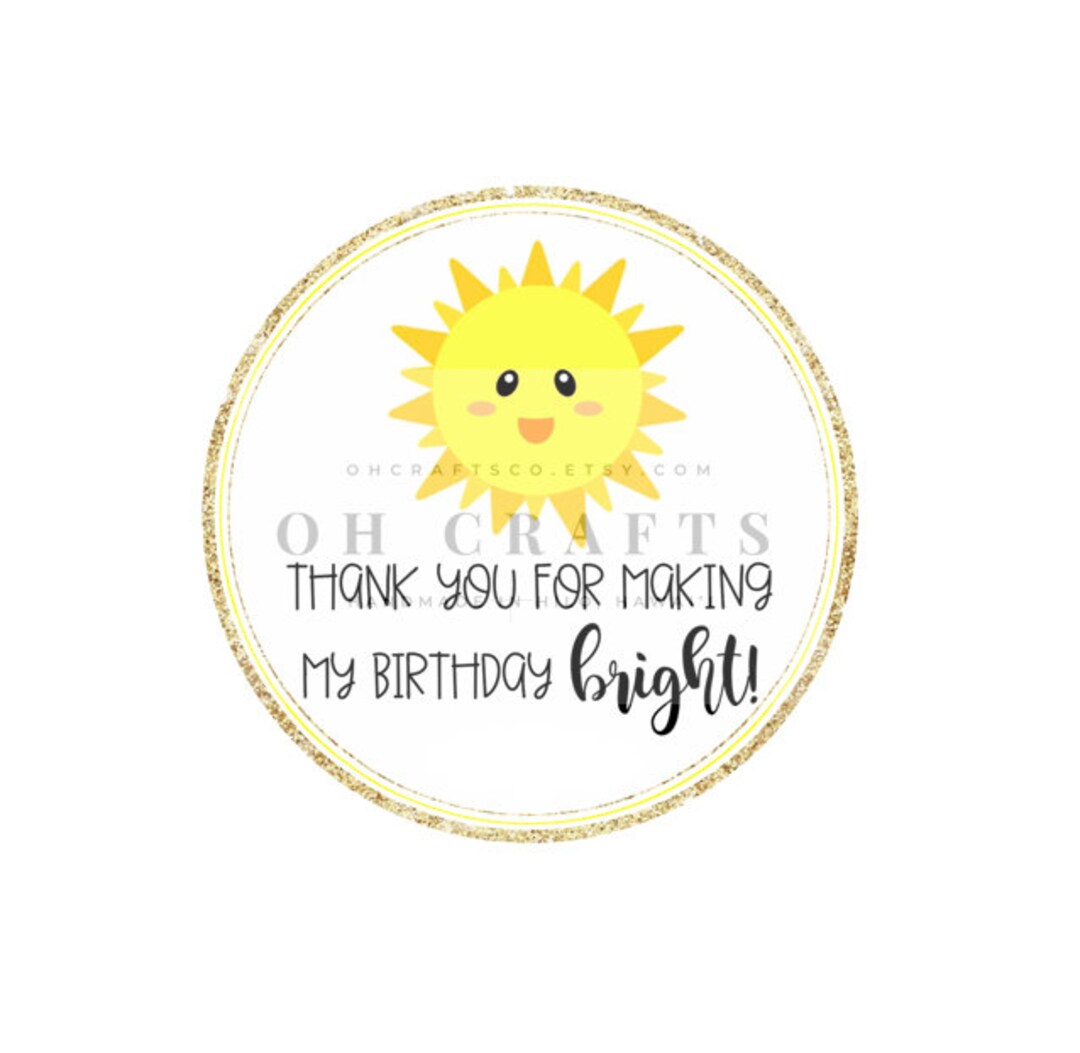 You Are My Sunshine Printable Tag Sunshine Gift Tag Printable Sunshine ...