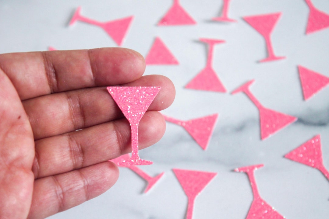 Martini Glass Confetti, Bachelorette Party Decor, Bridal Shower ...