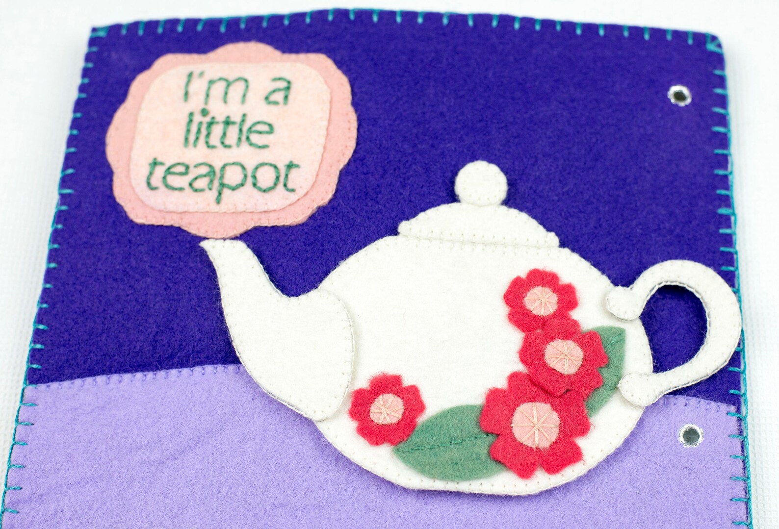 I'm A Little Teapot Felt Book Pattern PDF - Etsy