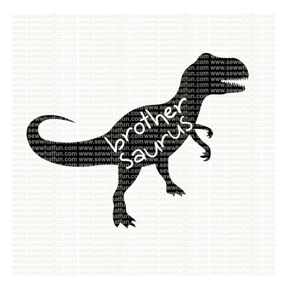 cricut Brothers Dinosaur SVG brother dinosaur big brother svg file ...