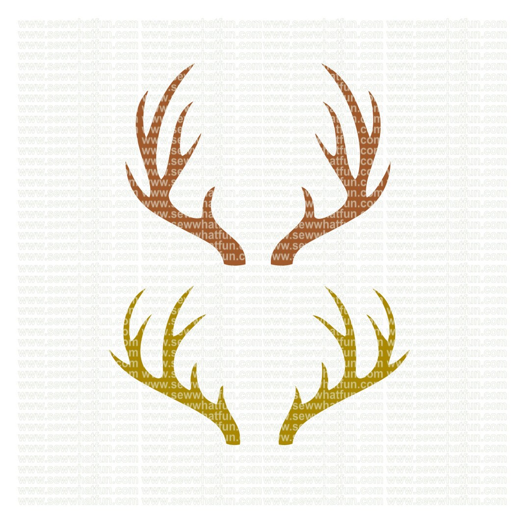 Antlers SVG, Cutting File, Vinyl File, Svg, Antlers, Svg File Cameo ...