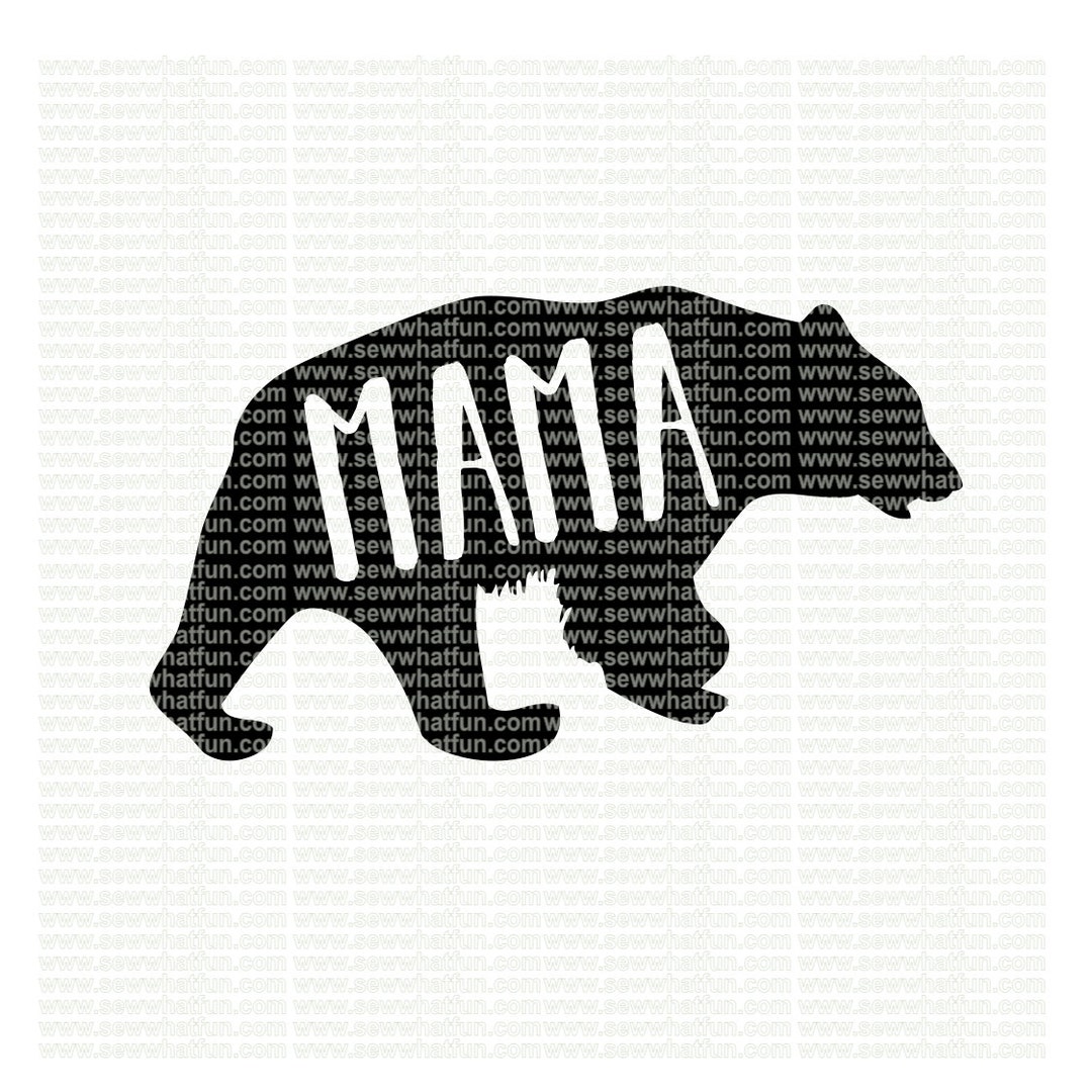 Mama Bear SVG, Cutting File, Vinyl File, Svg, Svg File, Cameo File ...