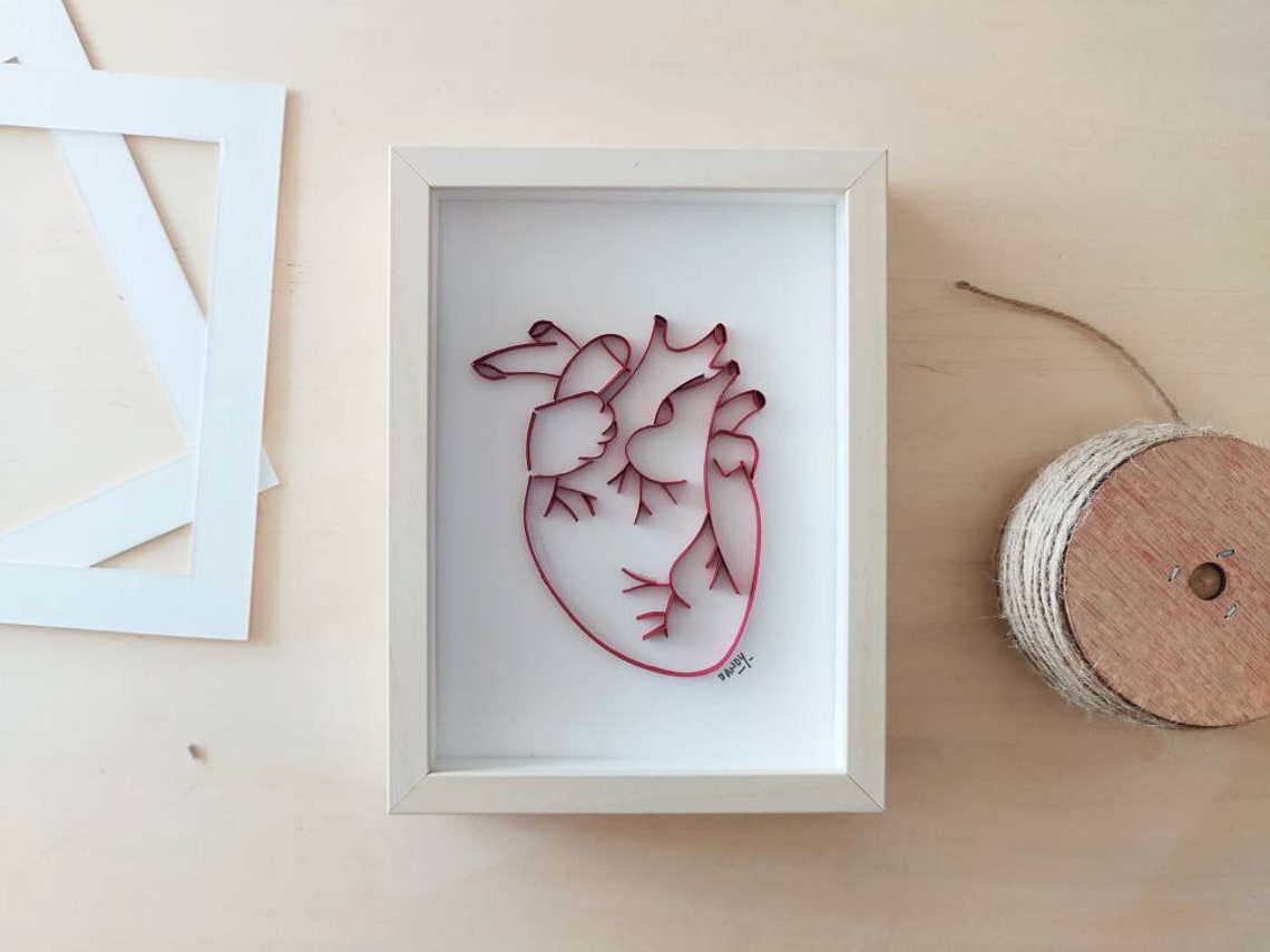 Human Love Heart Framework Minimal Design for Home Decor - Etsy