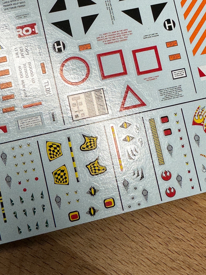 Studio Scale Decals Sheet # 1/2 - Waterslide, High Quality - Etsy