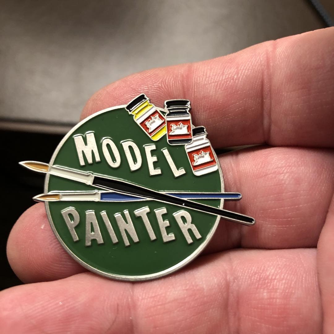 Model Painter Pin - Etsy