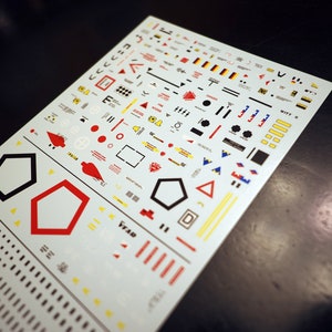 Studio Scale Decals Sheet for X and TIE - Waterslide, High Quality - Etsy