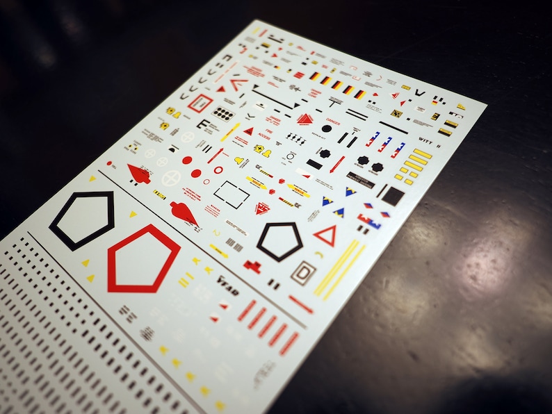 Studio Scale Decals Sheet for X and TIE - Waterslide, High Quality - Etsy