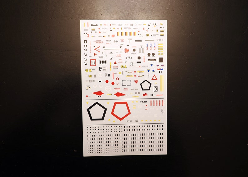 Studio Scale Decals Sheet for X and TIE - Waterslide, High Quality - Etsy