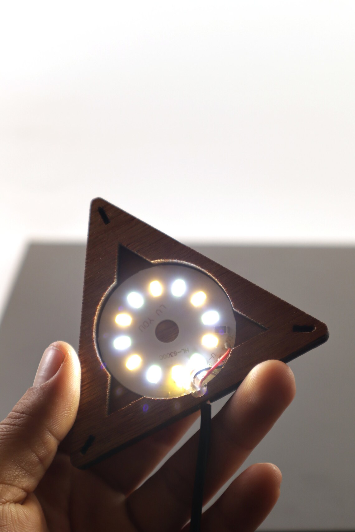 Stained Glass Pyramid Lamp Teal Wisp USB Powered Dimmable - Etsy