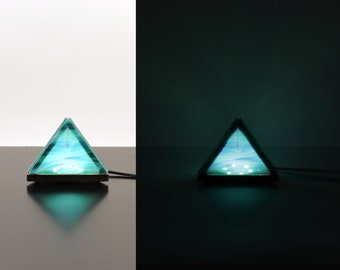 Stained Glass Lamp Pyramid - Etsy