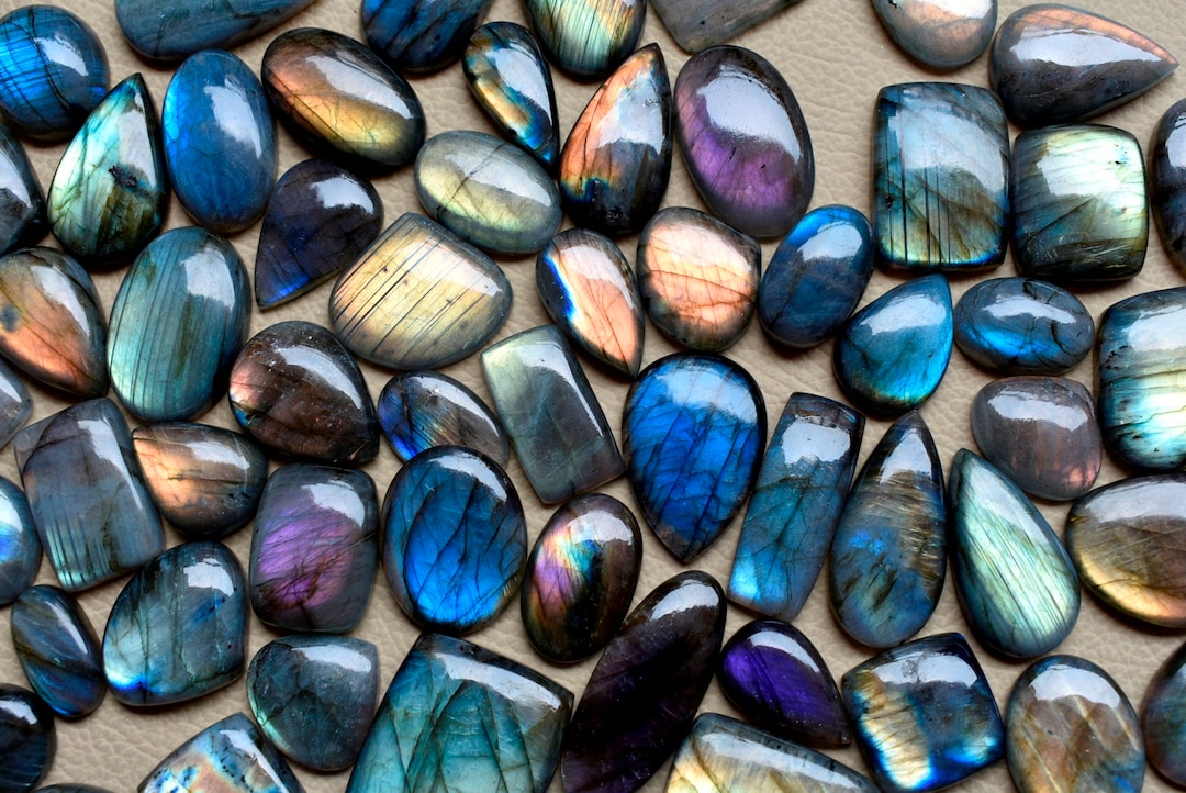 AAA Labradorite Cabochon Lot, Labradorite Gemstone Lot, Labradorite Lot ...