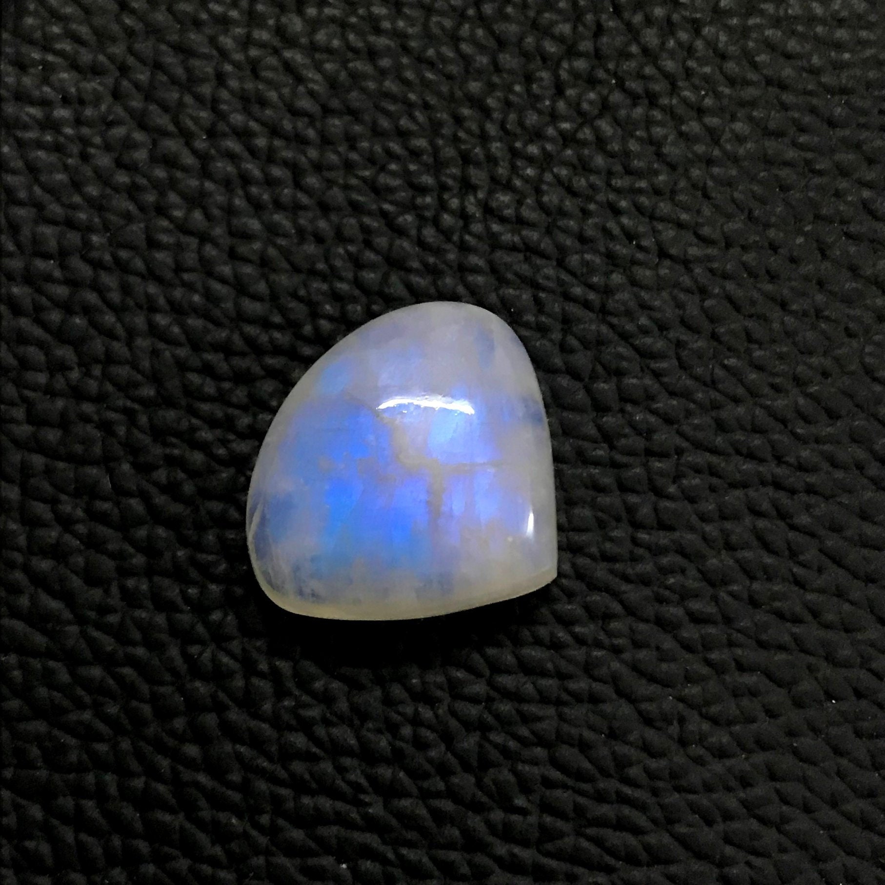 Blue Rainbow Moonstone Cabochon AAA Quality Natural Heart | Etsy