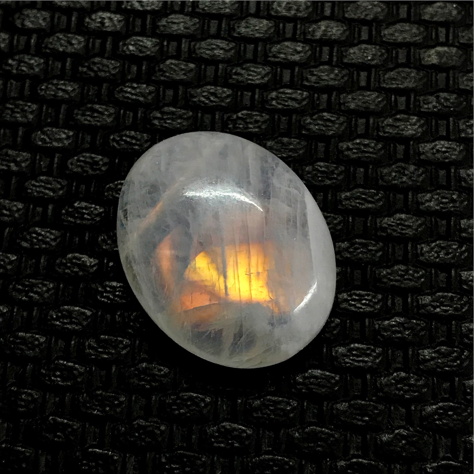 Amazing Yellow Flashy Rainbow Moonstone Cabochon Natural Oval | Etsy