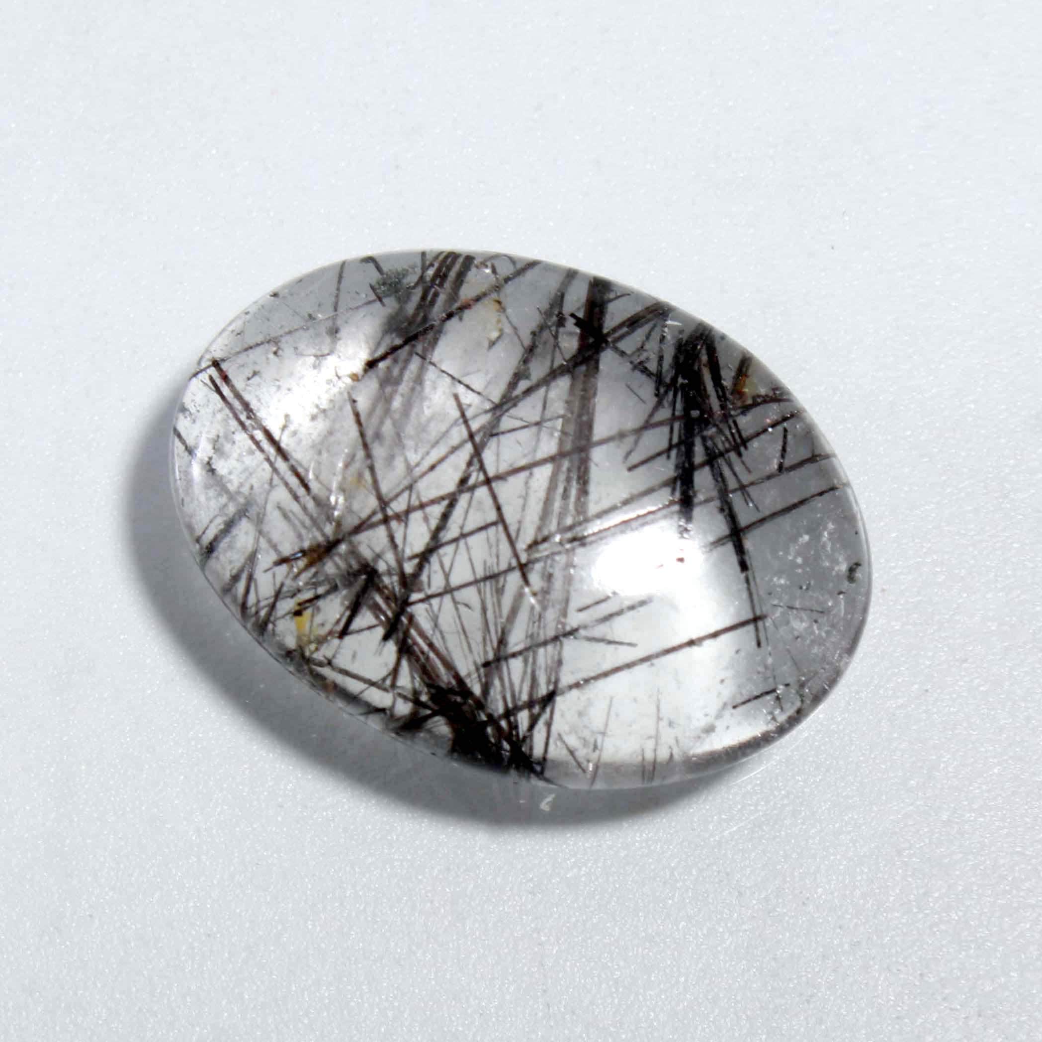 Amazing Black Rutile Quartz Cabochon Natural Black | Etsy