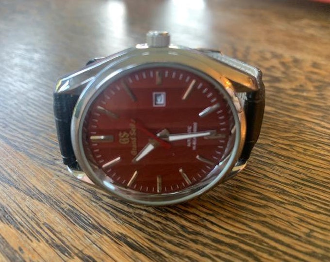 GRAND SEIKO GS Replica Quartz Mens Watch W/date, "sweep Second Hand ...