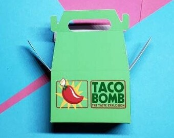 Taco Box - Etsy