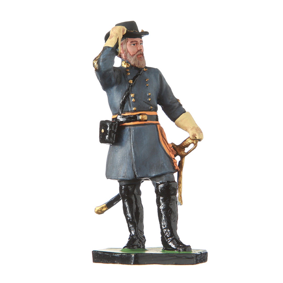 Tin Toy Soldier US Civil War Confederate General Longstreet Metal ...