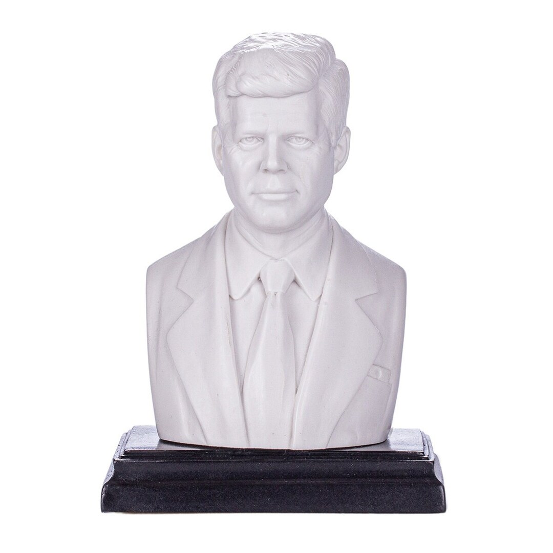 American President John F. Kennedy Marble Bust Statue 5.4'' (13.5 Cm ...