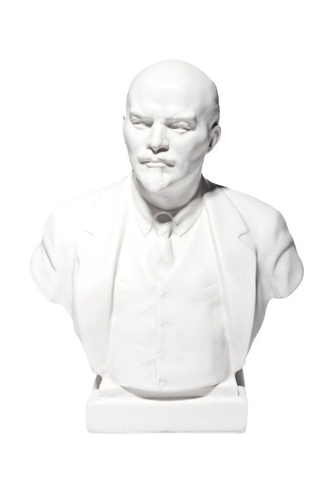 Soviet Russian USSR Leader Vladimir Lenin Marble Bust Statue 7.2'' (18 ...