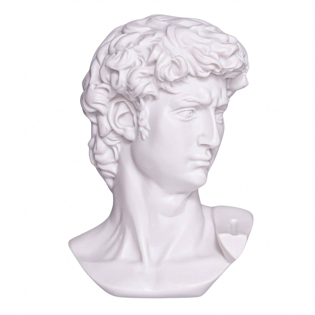 Michelangelo David Marble Bust Statue Classic Roman Greek Sculpture 6 ...