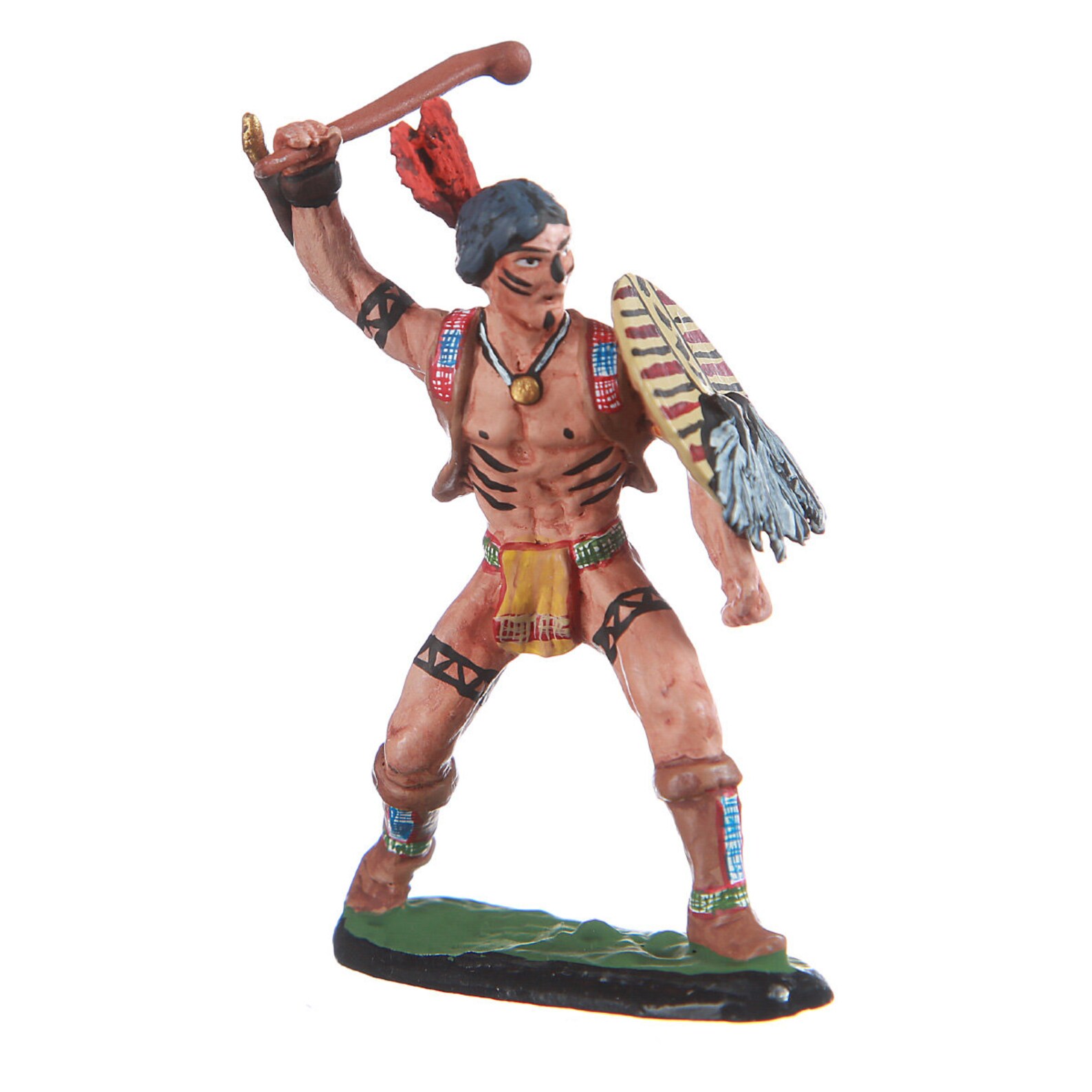 Tin Toy Soldier Indian Apache Warrior Metal Figurine 54mm Hand - Etsy