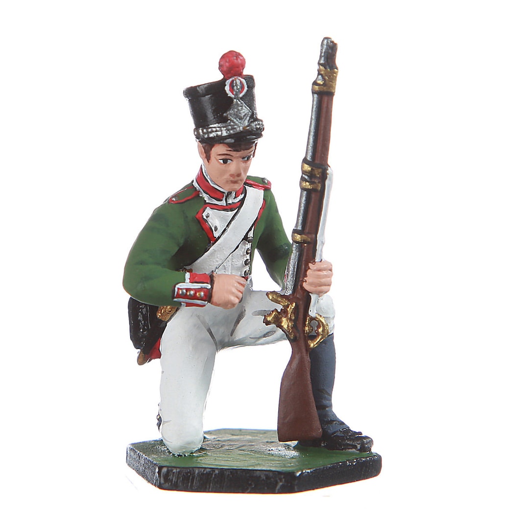 Tin Toy Soldier Napoleonic Italian Fusilier Metal Figurine 54mm Hand ...