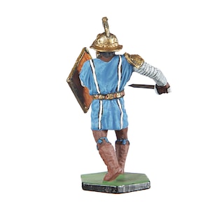 Tin Toy Soldier Roman Gladiator Gregarius Metal Figurine 54mm Hand ...