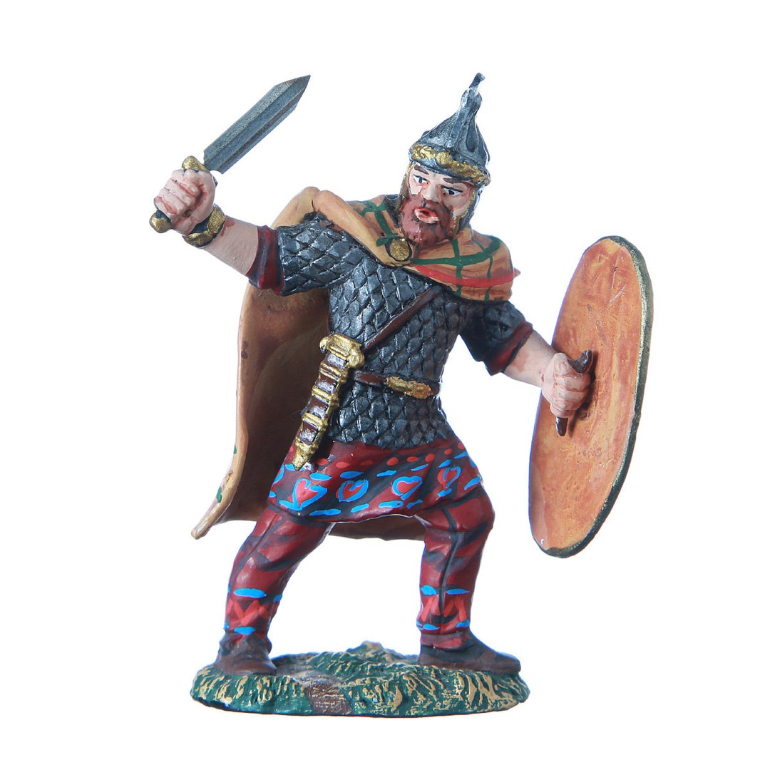 Tin Toy Soldier Dacian Chief Metal Figurine 54mm Hand Painted 18.41 - Etsy