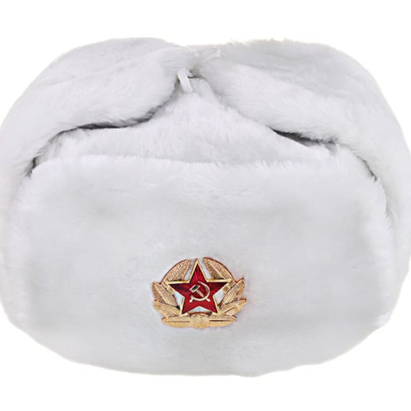 White Ushanka - Etsy