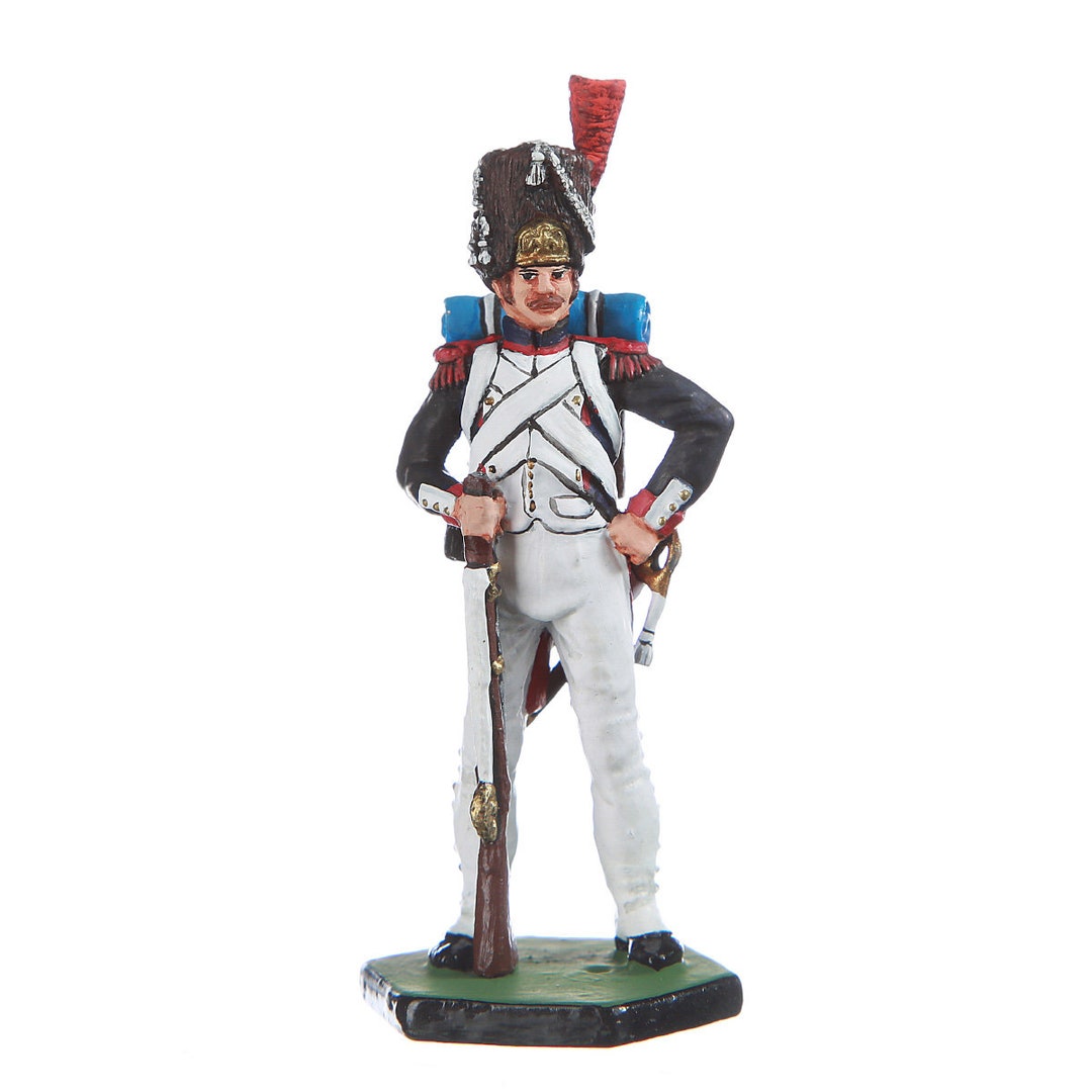 Tin Toy Soldier Napoleonic French Grenadier With Rifle Figurine 54mm ...