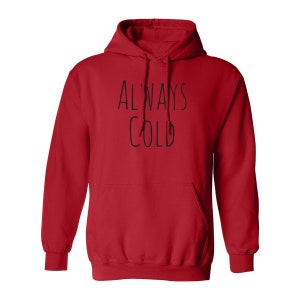 Always Cold Hooded Sweatshirt - Etsy