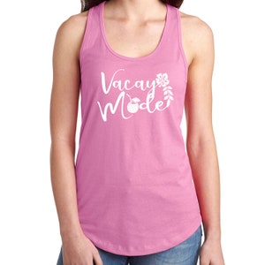 Vacay Mode Women's Tank Top / T-shirt - Etsy