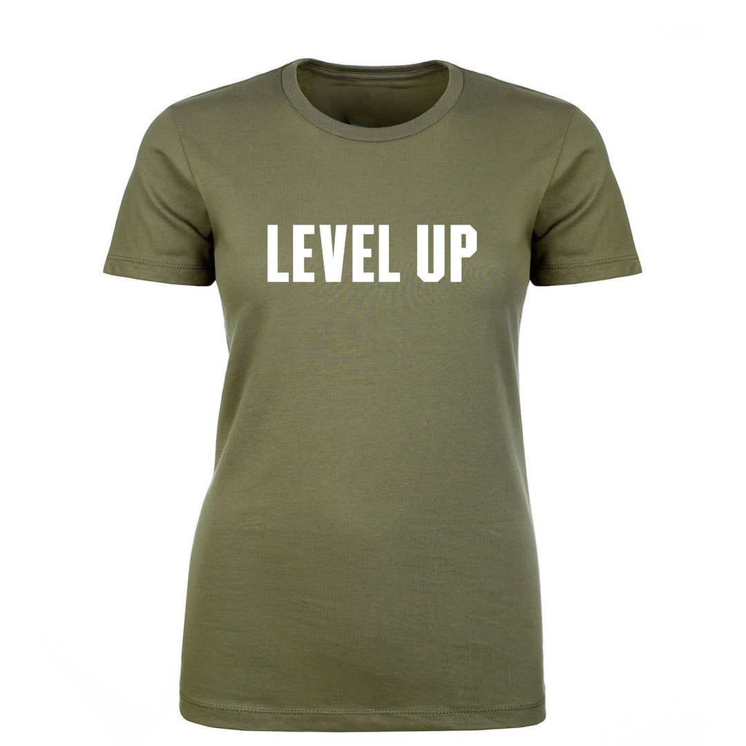 Level up Women's Tank Top / T-shirt - Etsy