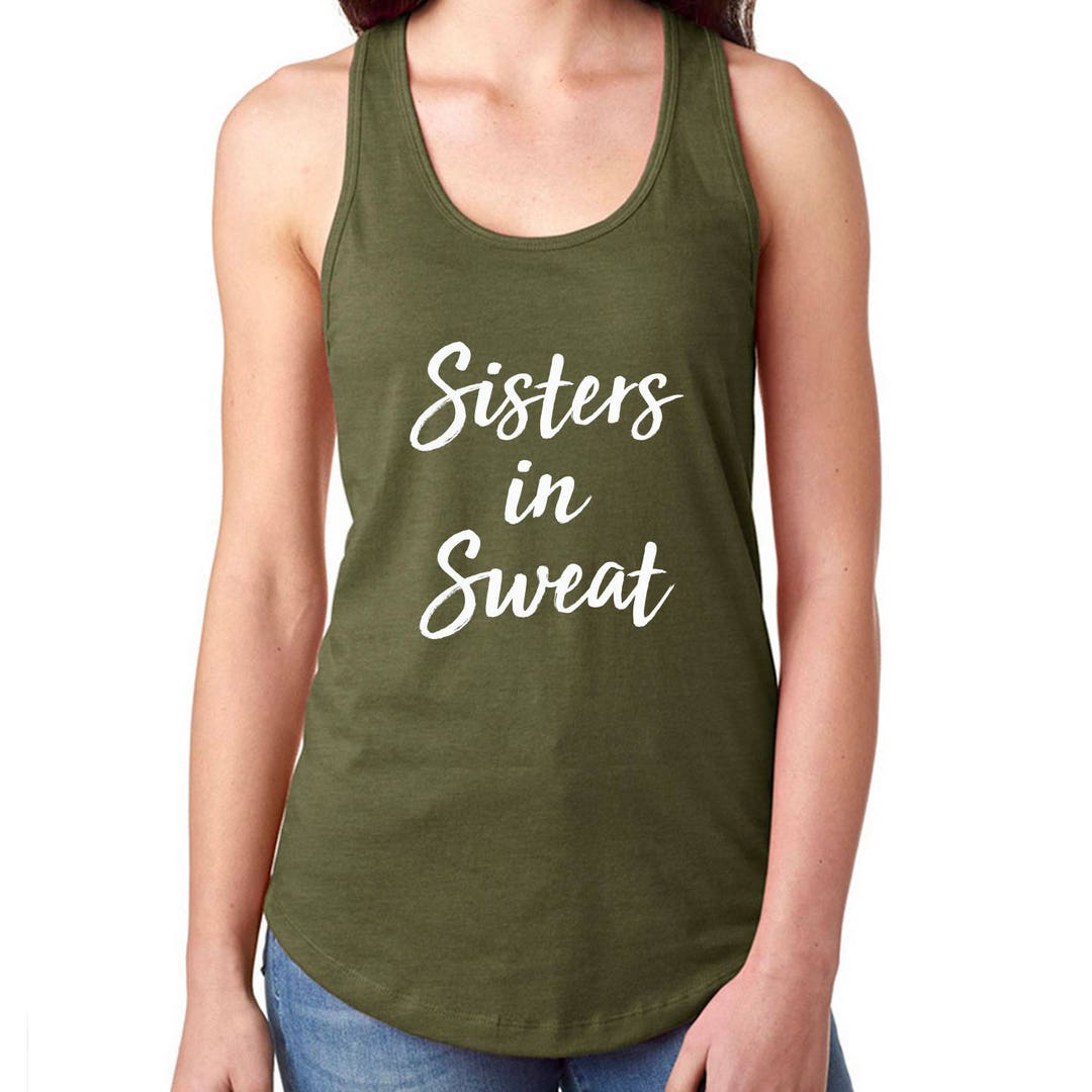 Sisters in Sweat Women's Tank Top / T-shirt - Etsy