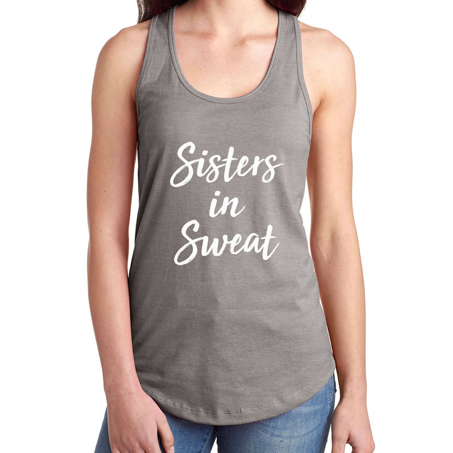 Sisters in Sweat Women's Tank Top / T-shirt - Etsy