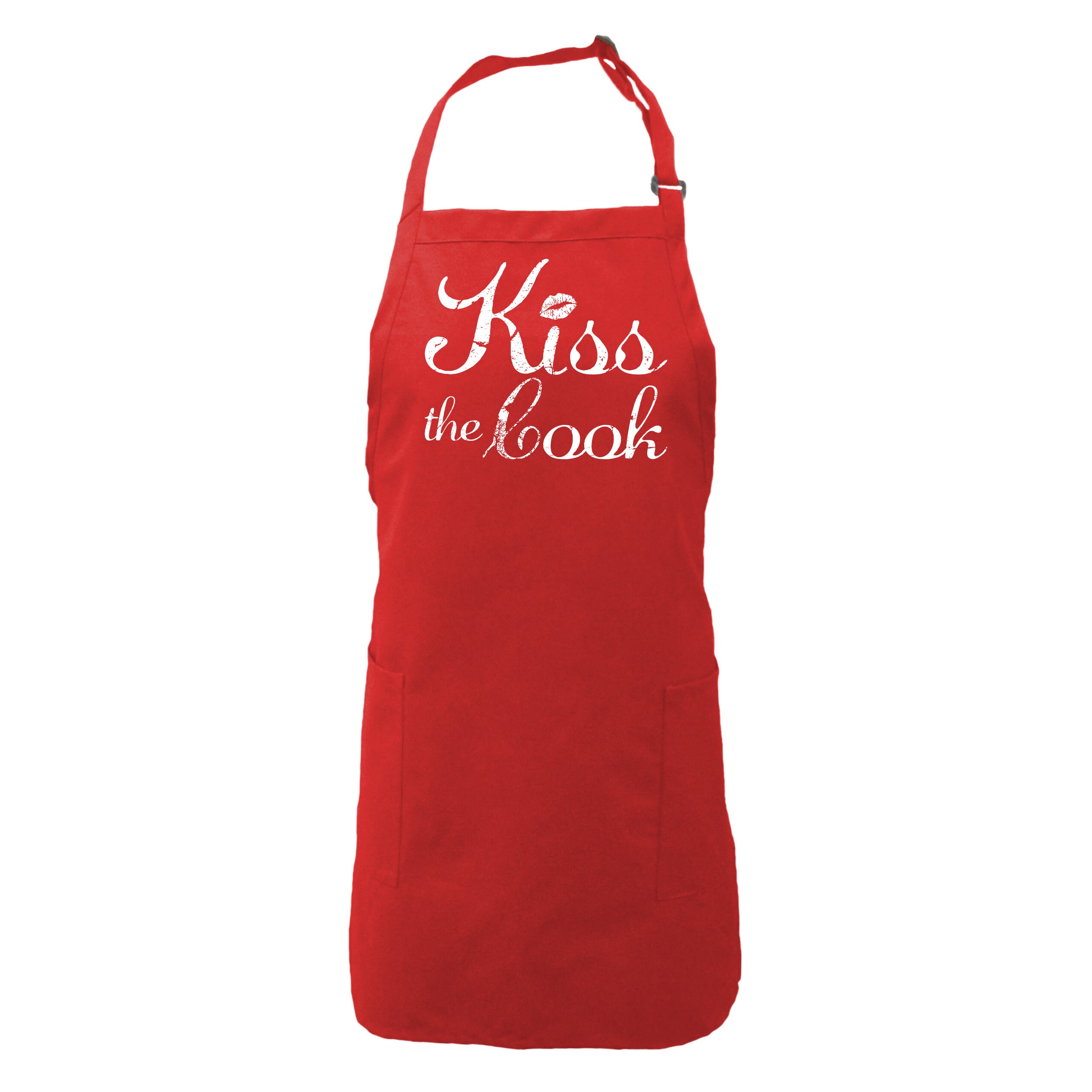 Kiss the Cook Apron With 2 Patch Pockets - Etsy