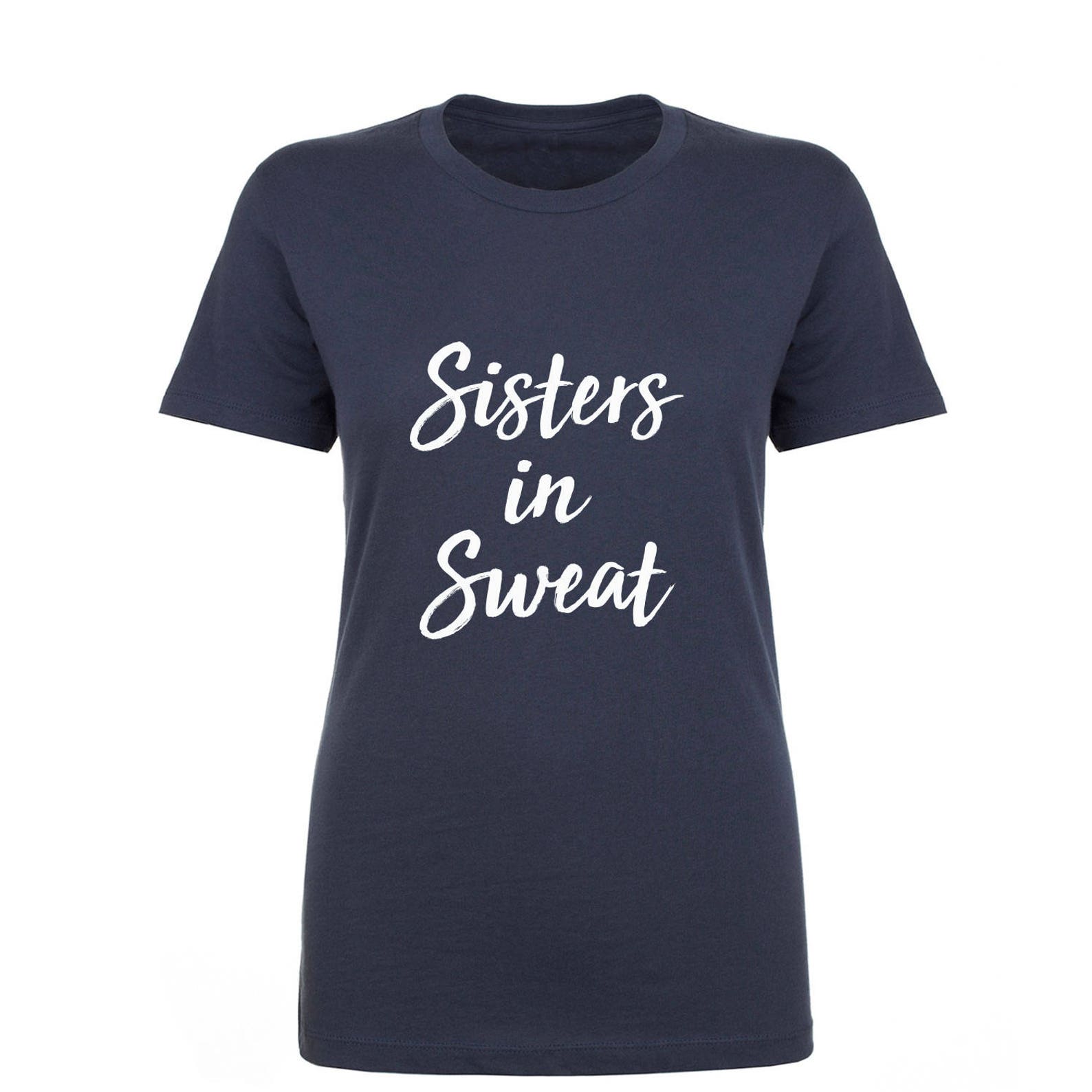 Sisters in Sweat Women's Tank Top / T-shirt - Etsy