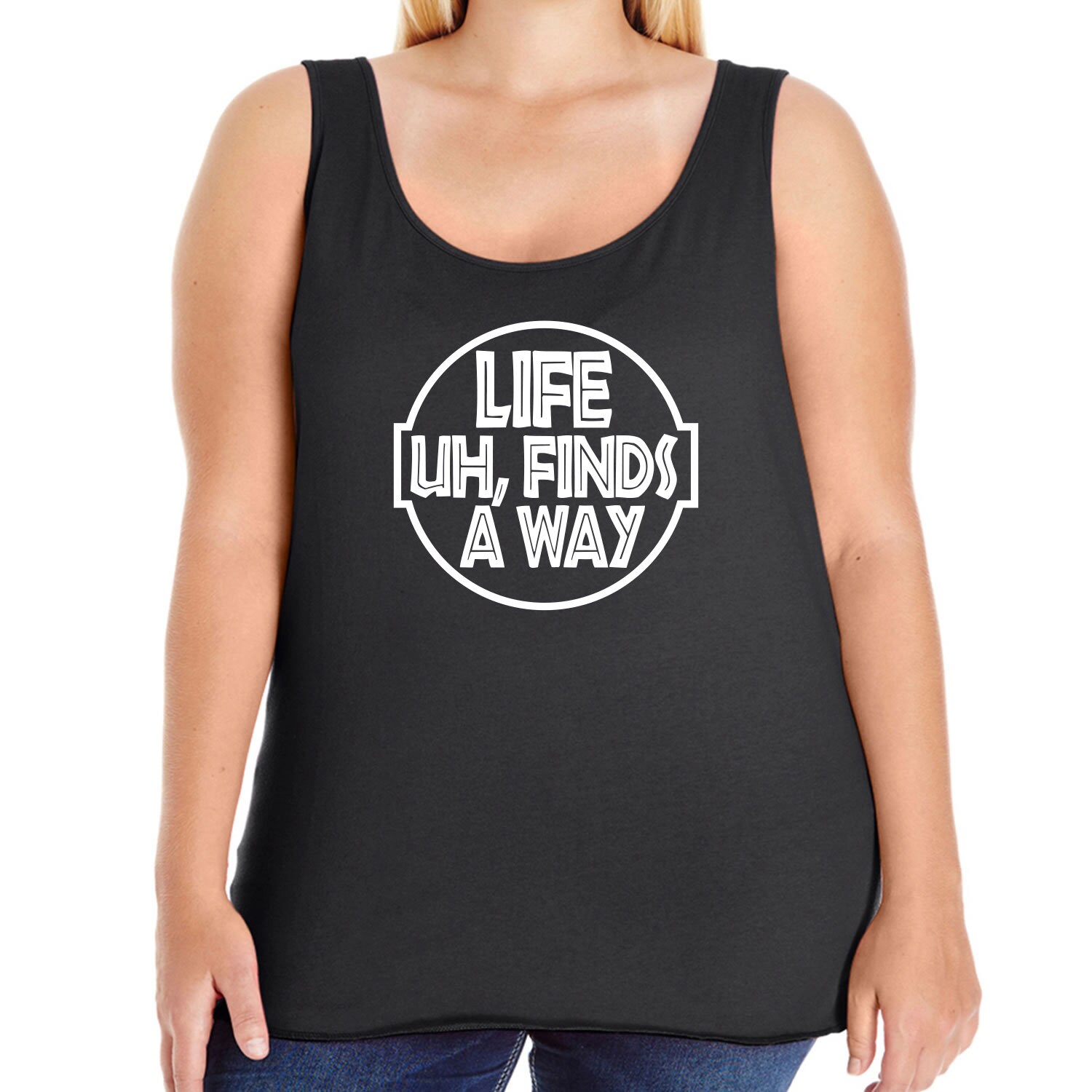 Life Uh Finds A Way Women's Plus Size Scoopneck Tee or - Etsy