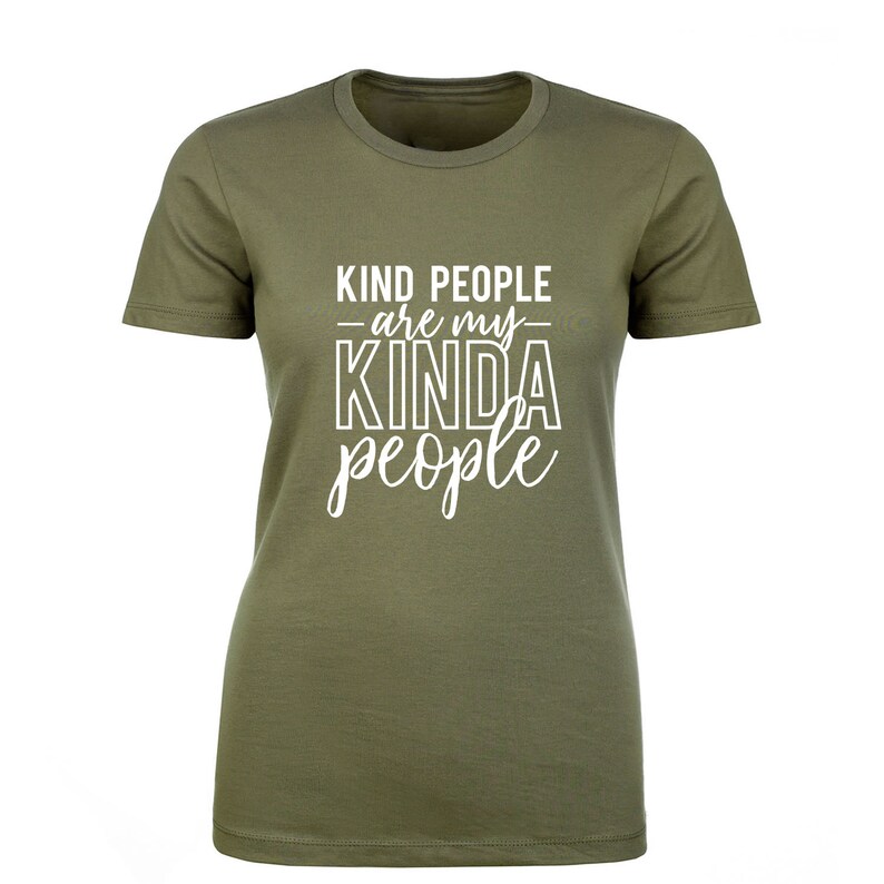 Kind People Are My Kinda People Women's Tank Top / T-shirt - Etsy