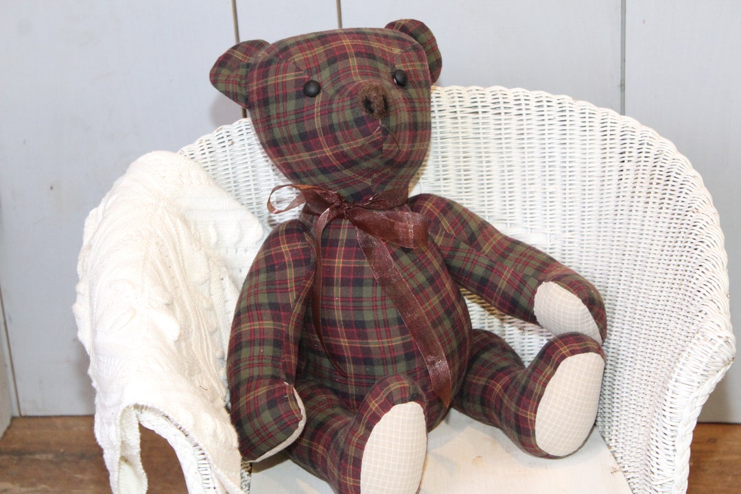 Heirloom Memory Bear With Embroidery - Etsy