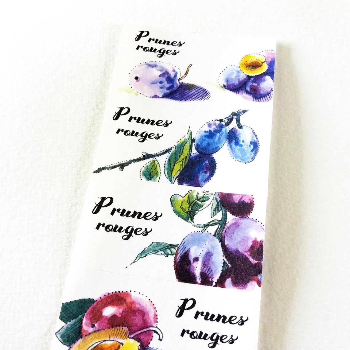 Plum Jam Labels Plum Label Fruit Sticker Jam Jar Labels | Etsy