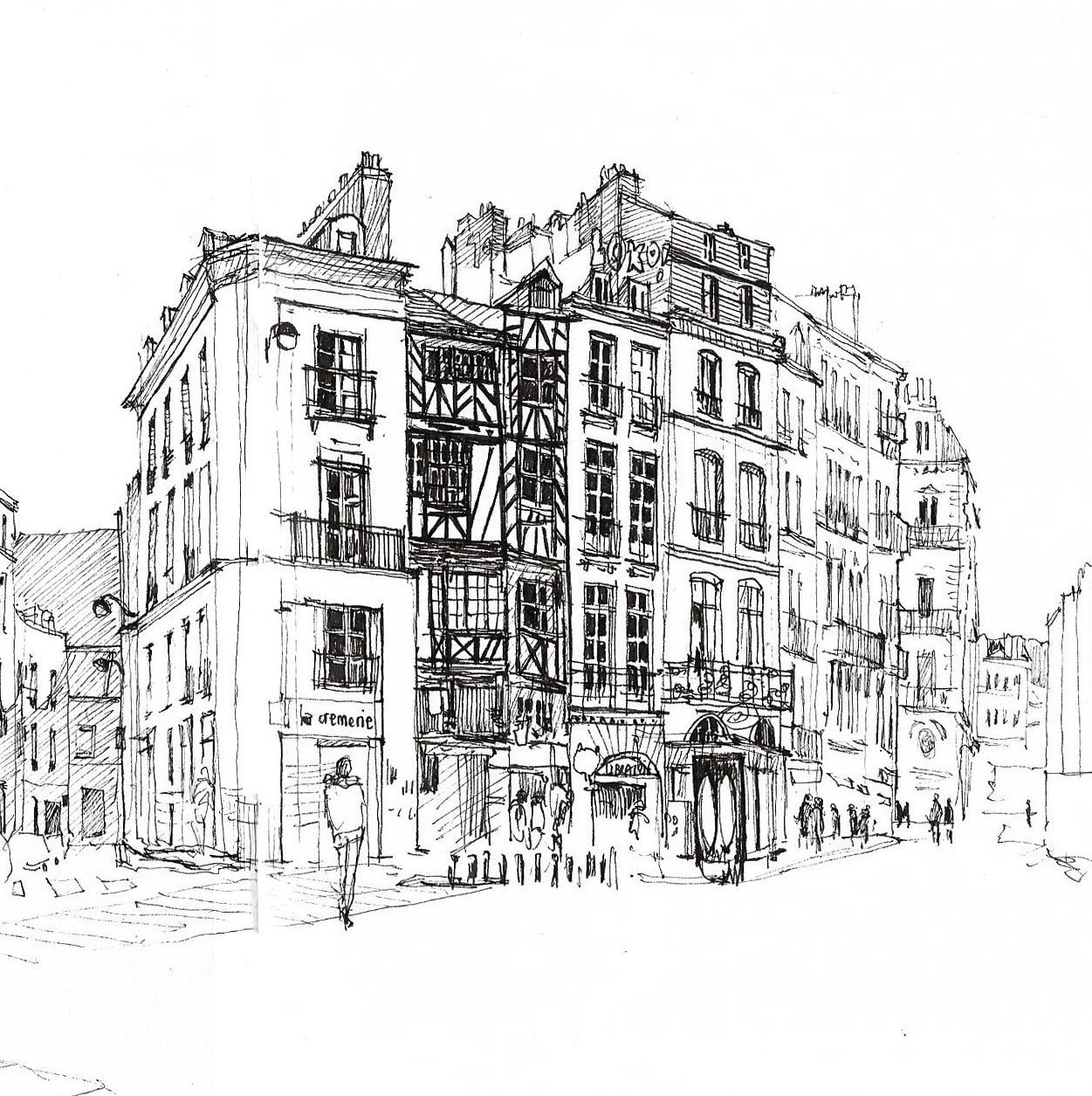 Custom House Portrait Unique Architecture Drawing Custom | Etsy