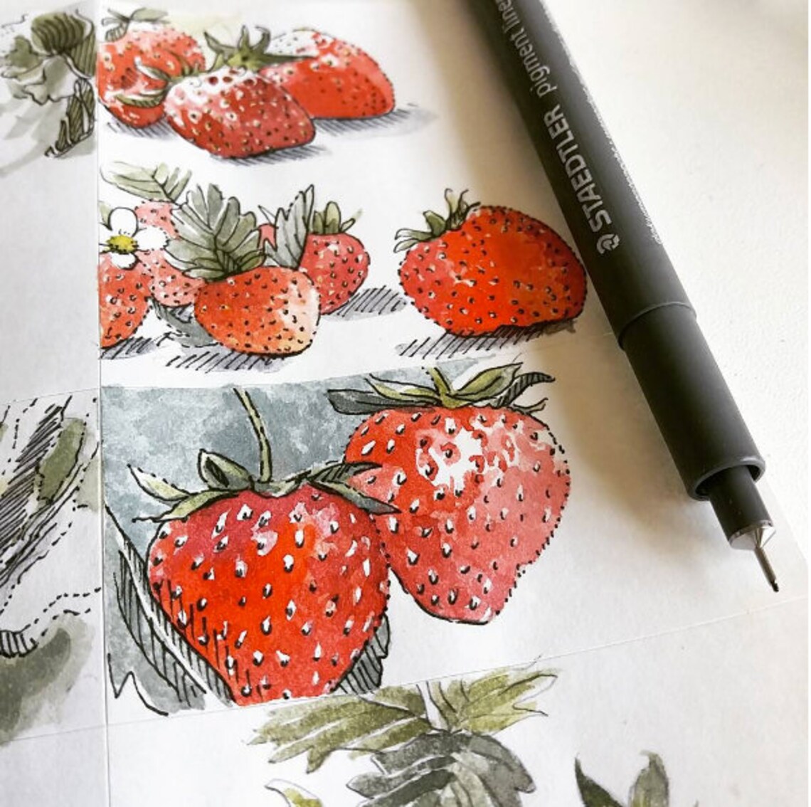 Etiquettes confiture fraise stickers fait main autocollant | Etsy